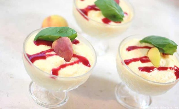 Mousse à la Pêche allégée