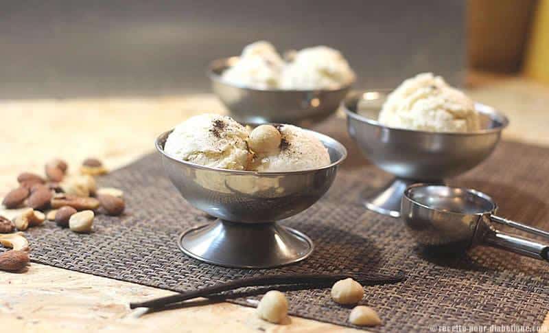 Crème Glacée Vanille Macadamia sans sucre