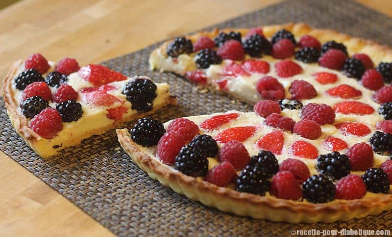Tarte aux fruits rouges
