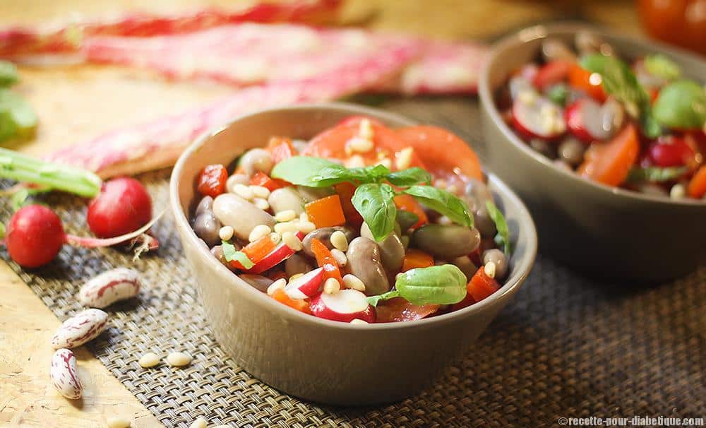 Salade de Haricots Coco Borlotti