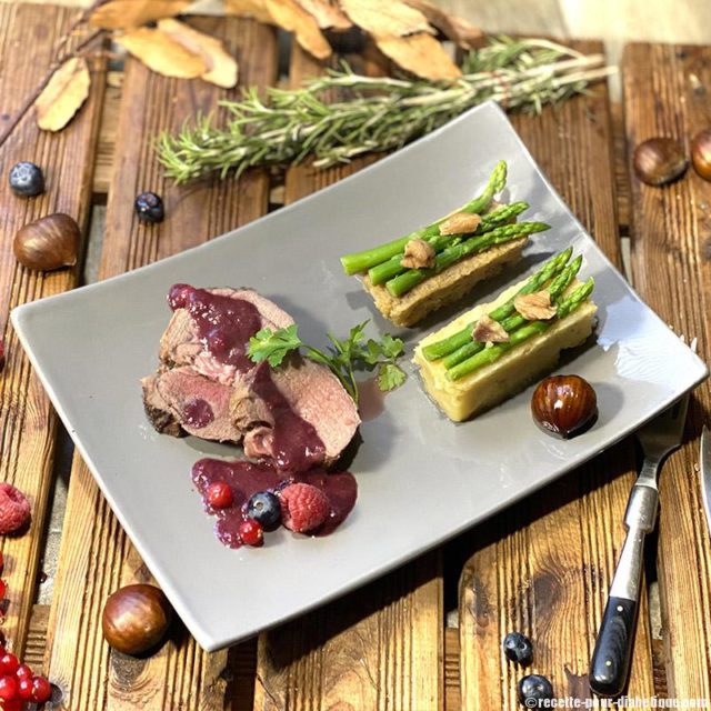 Rôti de Sanglier sauce Fruits Rouges