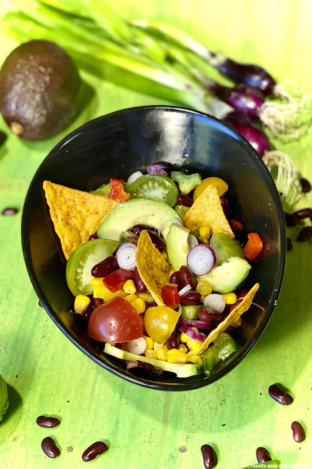 Burrito bowl ( salade mexicaine )