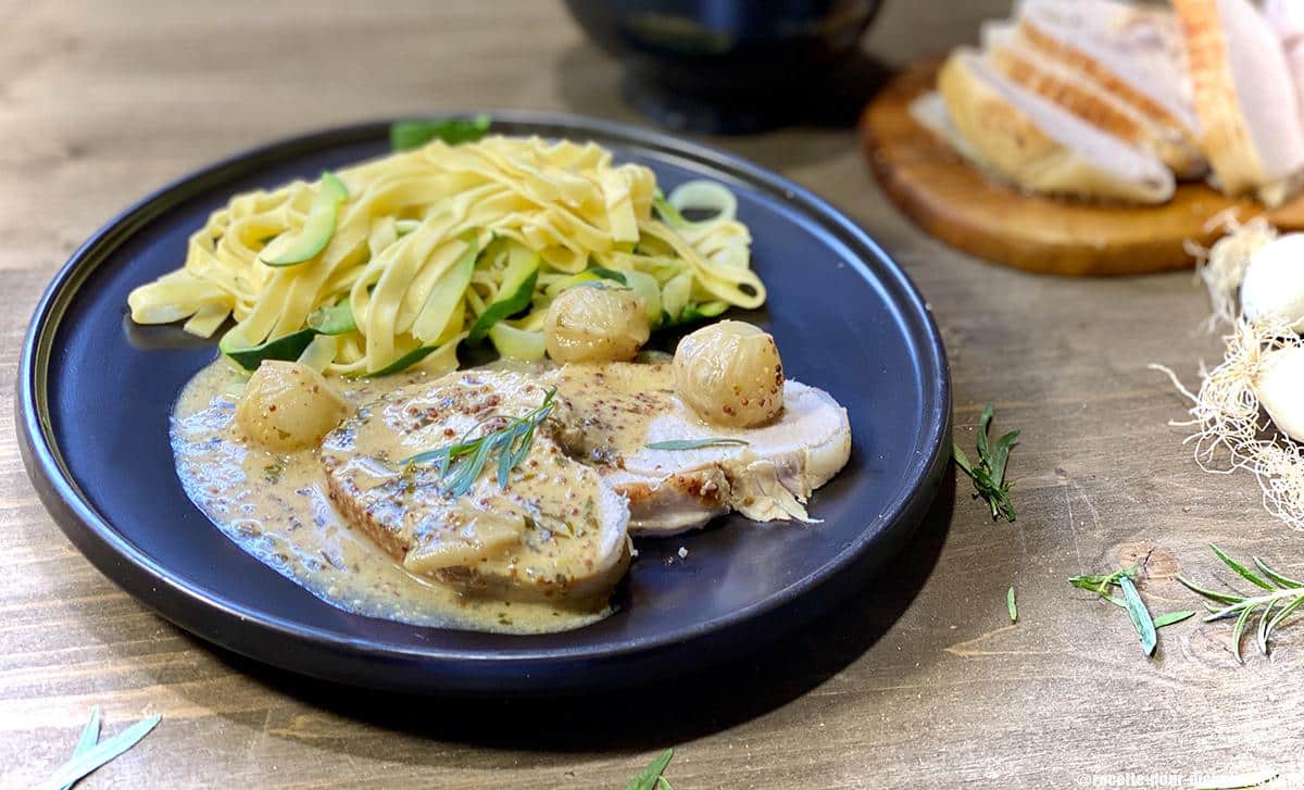 Rôti de Dinde à la Moutarde et Estragon