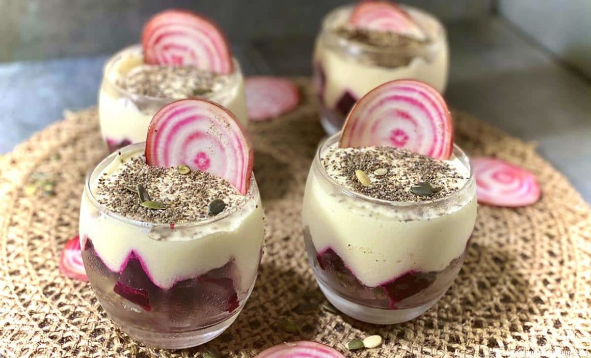 Tiramisu à la Betterave et Chèvre