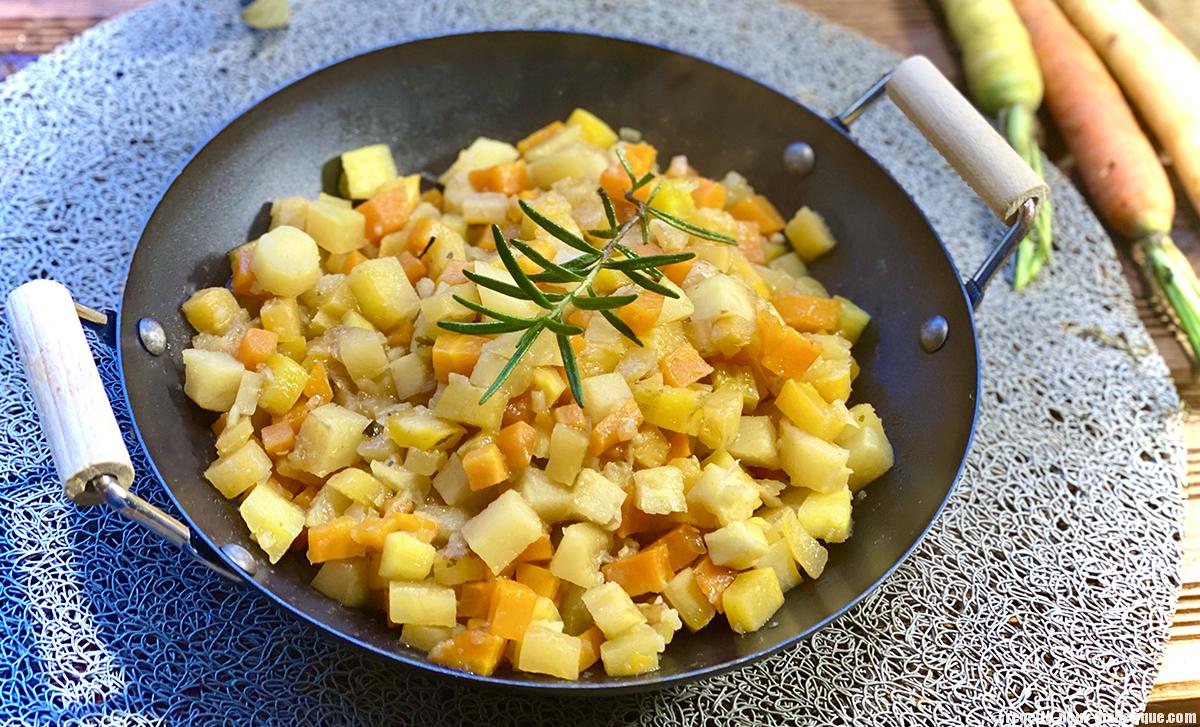 Brunoise ou Mirepoix de Légumes de saison braisés