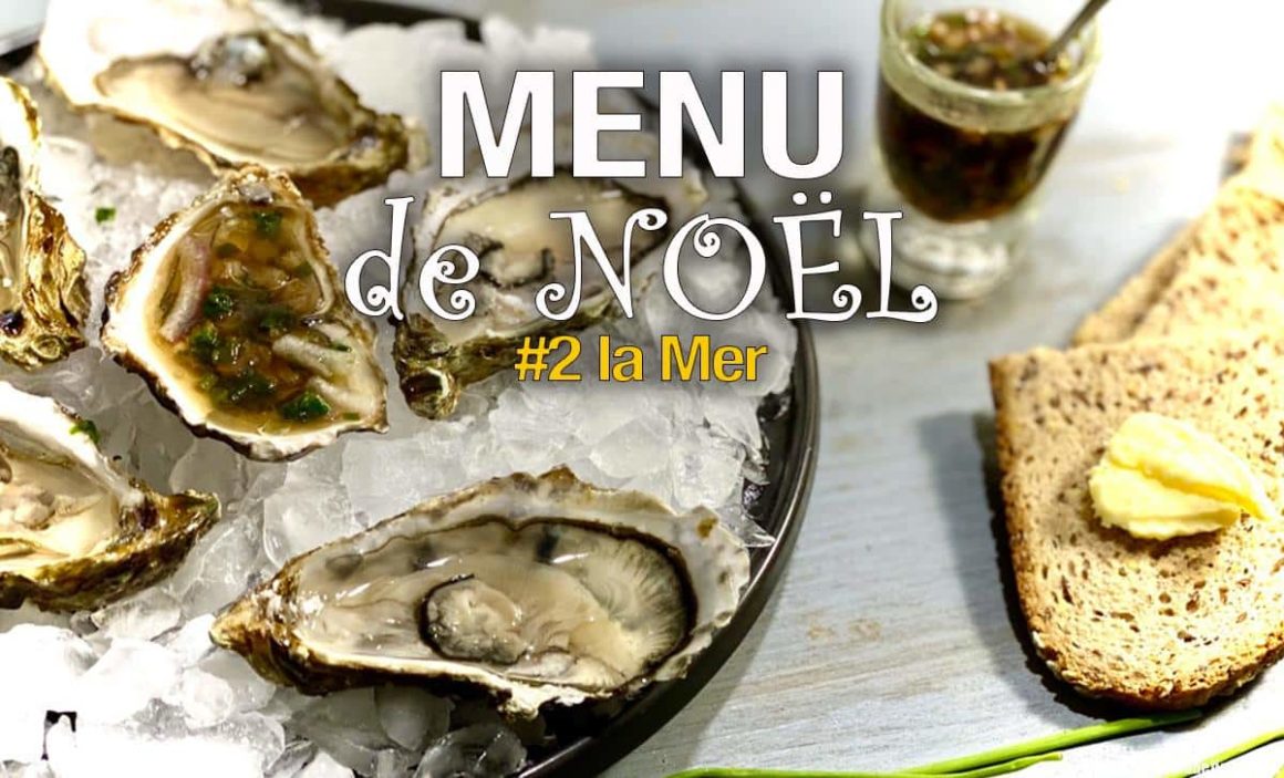 Menu de la Mer pour Noël
