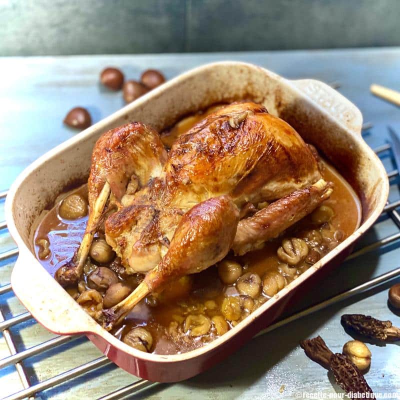 Dinde de Noël farcie aux Morilles et Foie gras