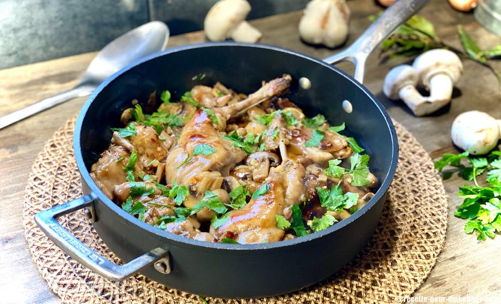 Sauté de Lapin aux Champignons