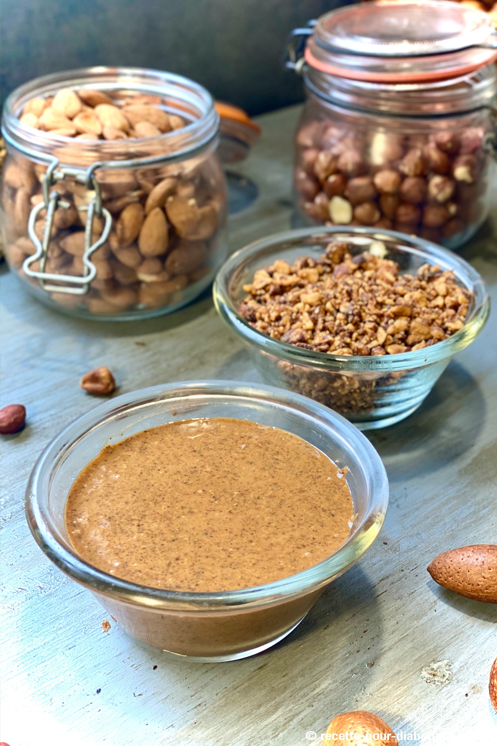 Pralines, Pralin ou Praliné sans sucre raffiné