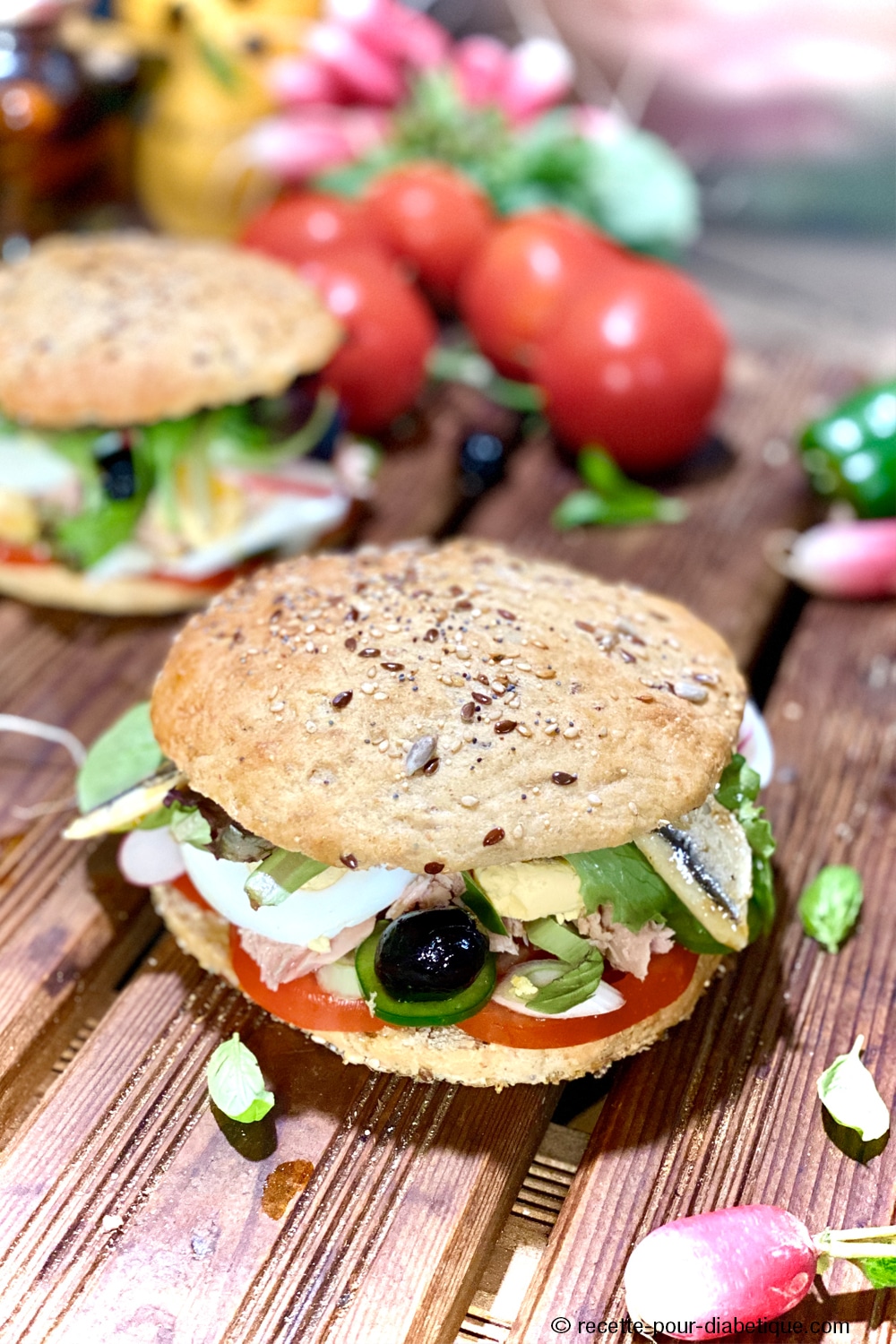 Pan Bagnat Niçois ( healthy )