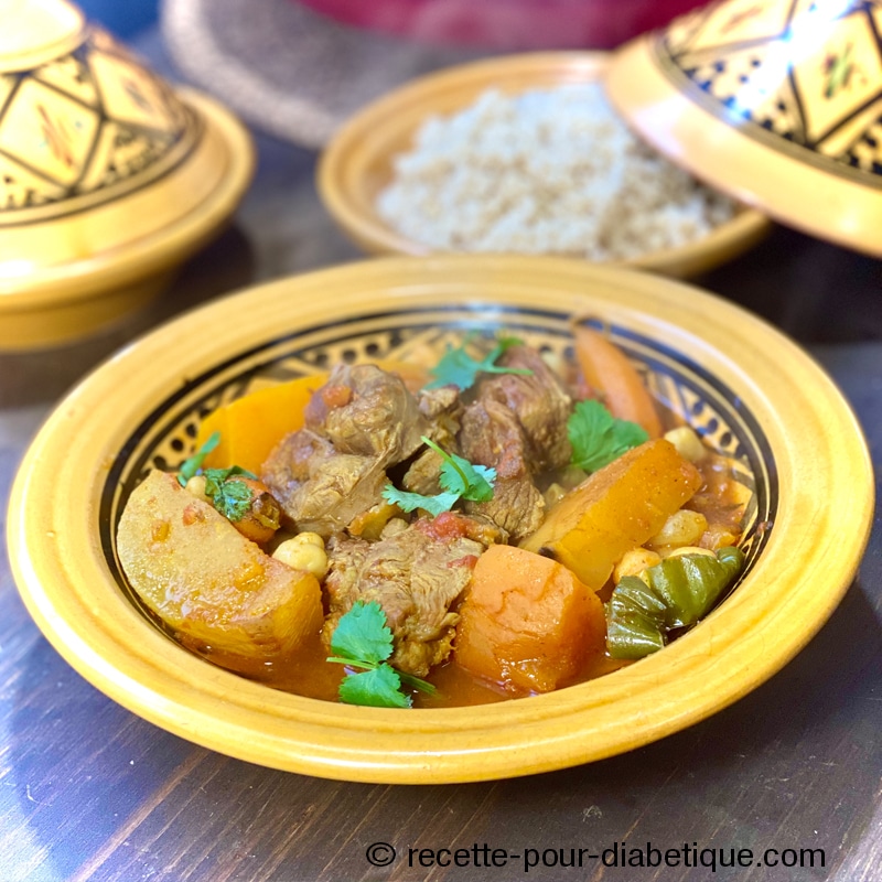 Tajine de Veau butternut, Patate douce…