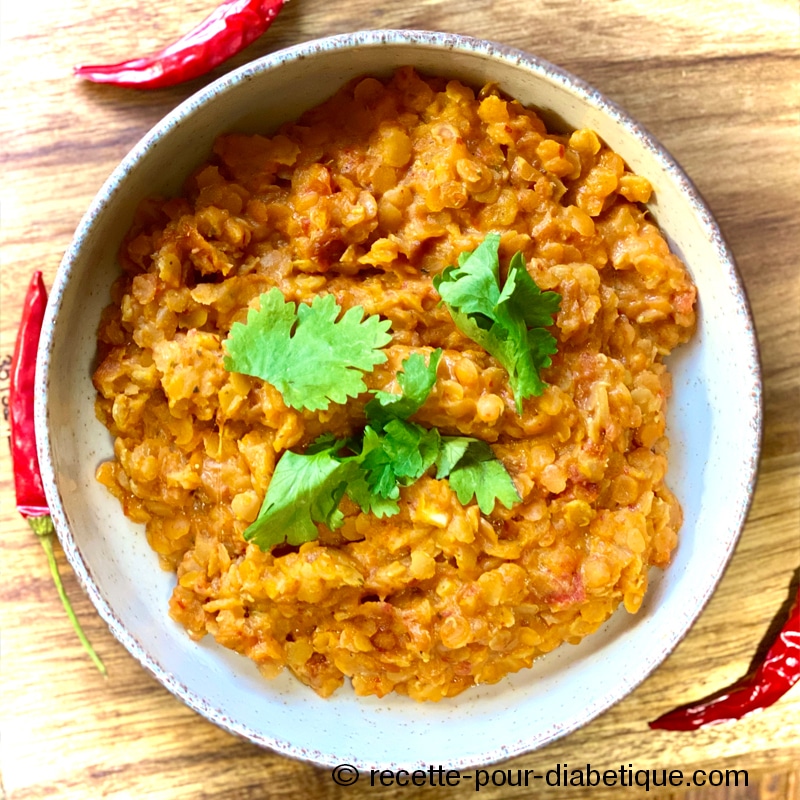 Dahl de Lentilles Corail