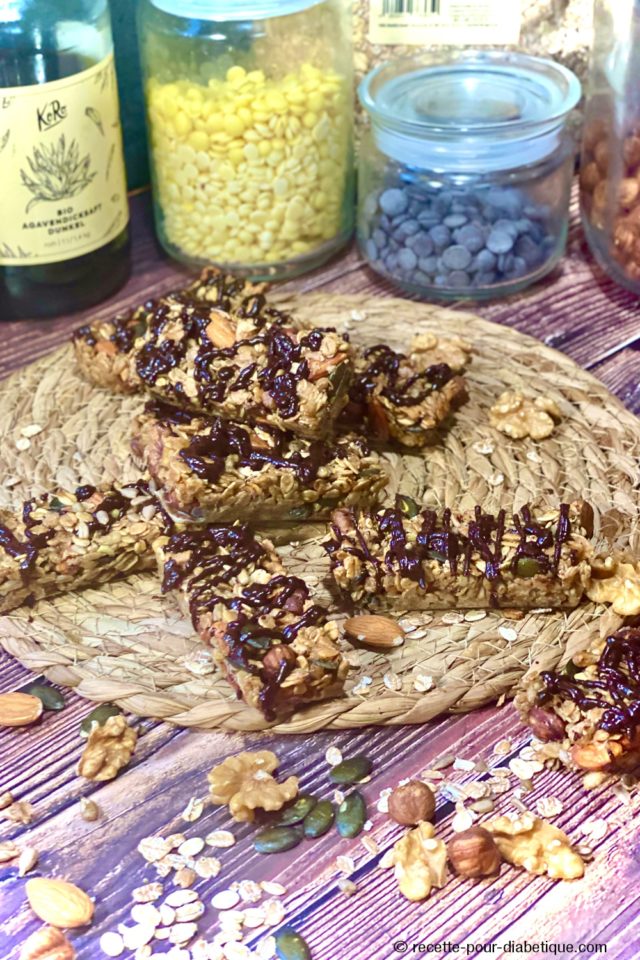 Barres Granola Maison au Chocolat