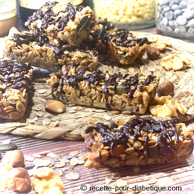 Barres Granola Maison au Chocolat