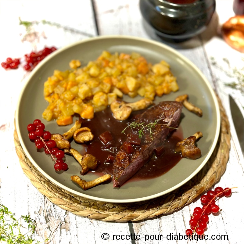 Magret de Canard sauce Grand veneur