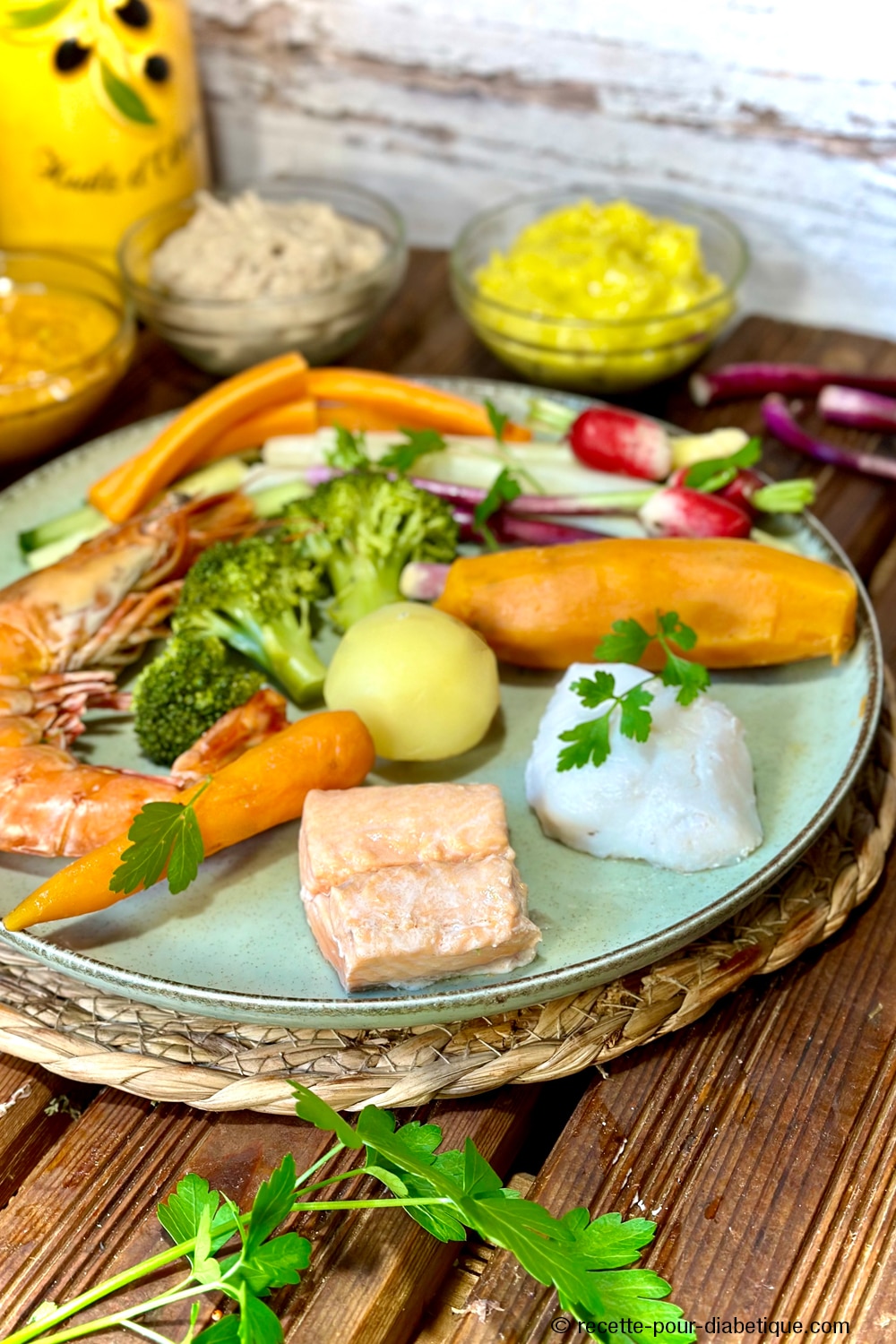 Grand Aïoli avec son Anchoïade et sa Rouille maison