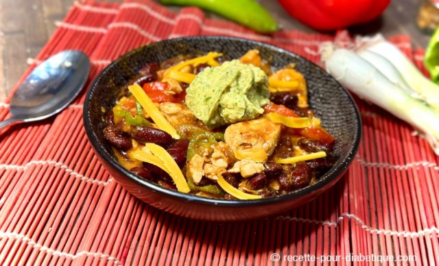 Chili con Pollo au Guacamole