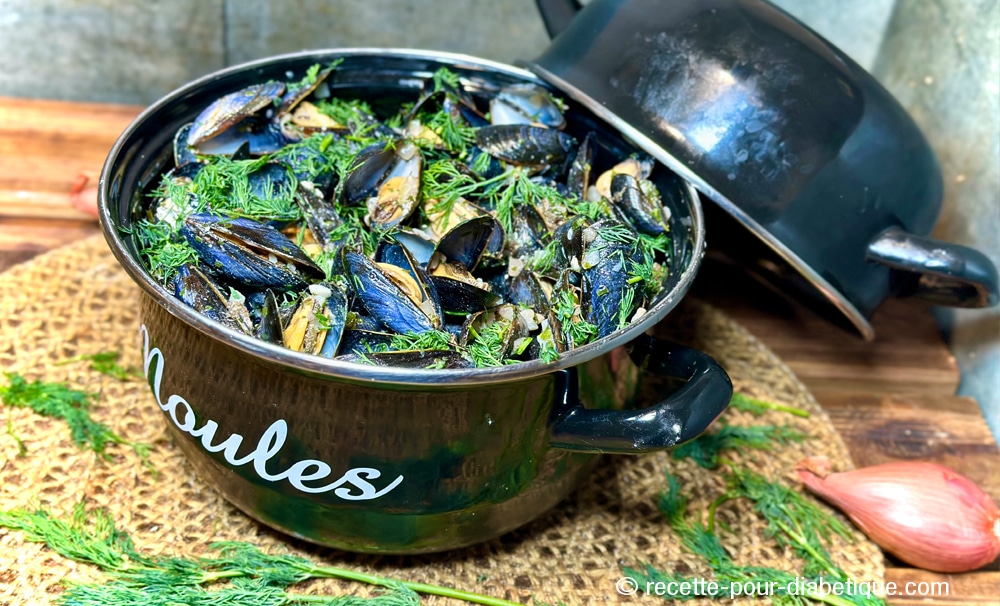 Moules marinières à l'aneth