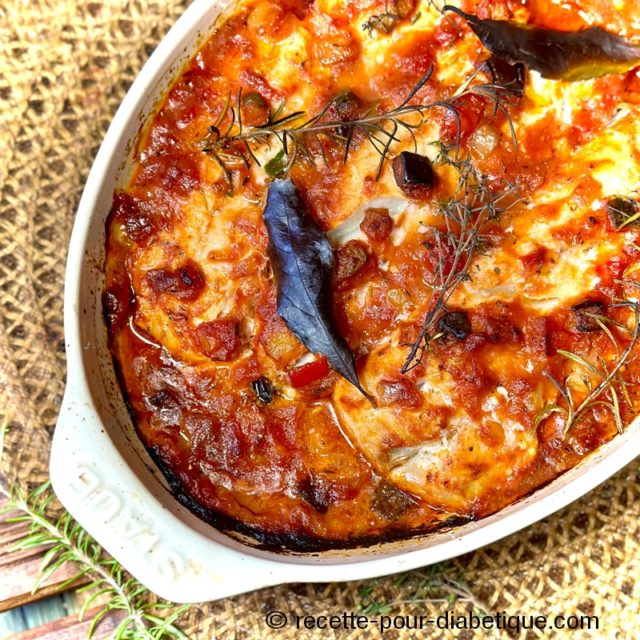 Gratin de poisson à la provençale