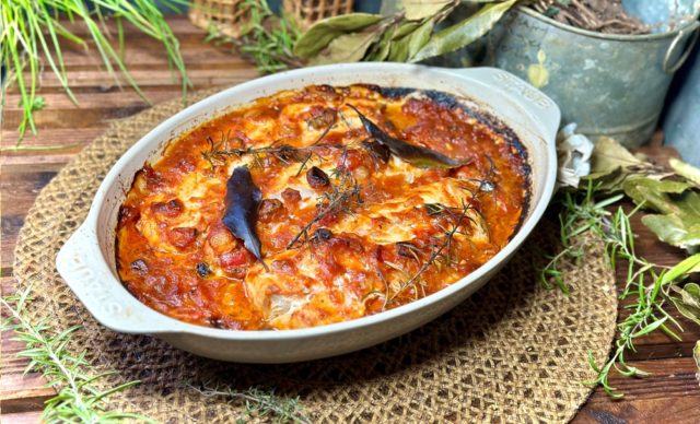 Gratin de poisson à la provençale