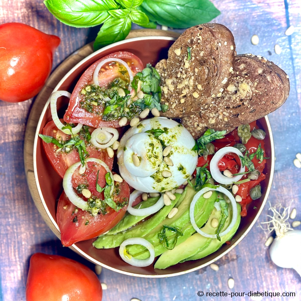 Burrata Bowl IG BAS : Un Plat Complet et Équilibré