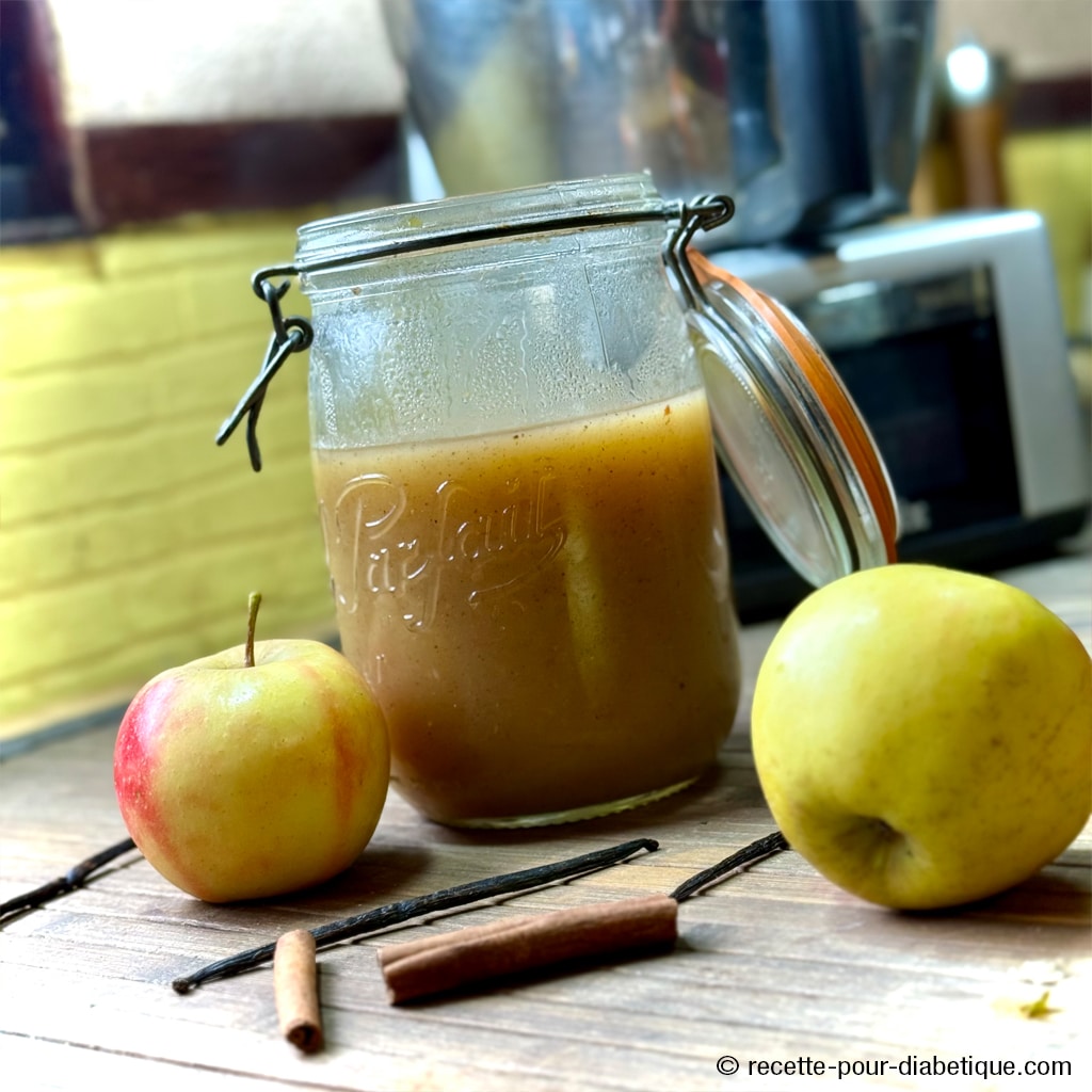Compote de Pommes sans sucre pour diabétiques et recettes IG bas