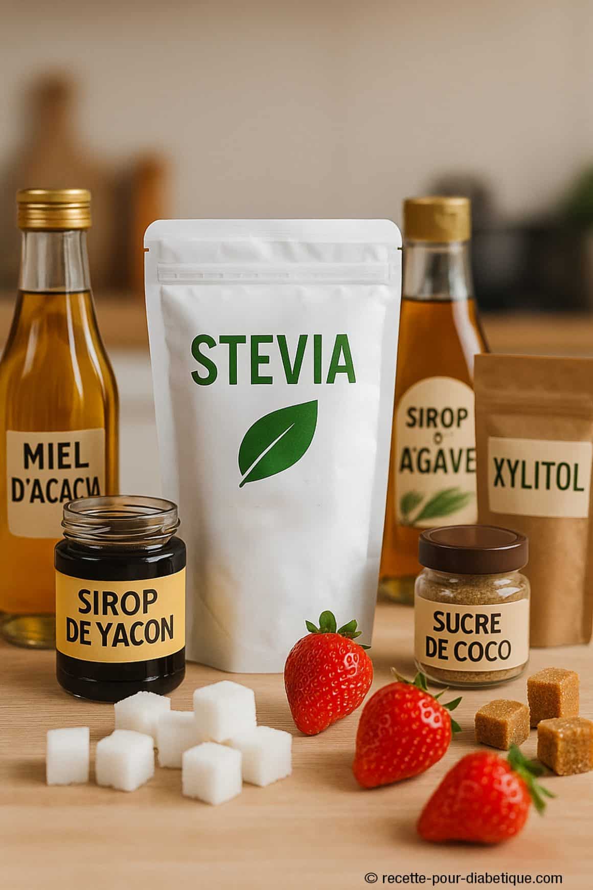 Édulcorants et sucres : lesquels choisir à IG bas ou pour diabétiques