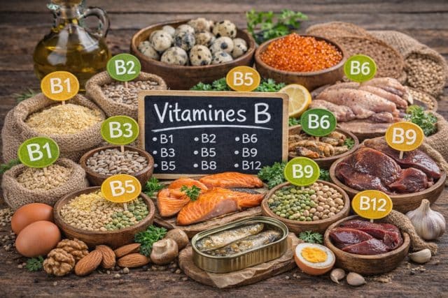 Vitamine B : Les aliments riches à découvrir (B1, B2, B3, B5, B6, B8 ...